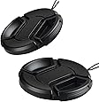 Amazon.com : Center Pinch Lens Cap for Nikon DSLR Lenses with 55mm Filter Diameter (2 Packs ...