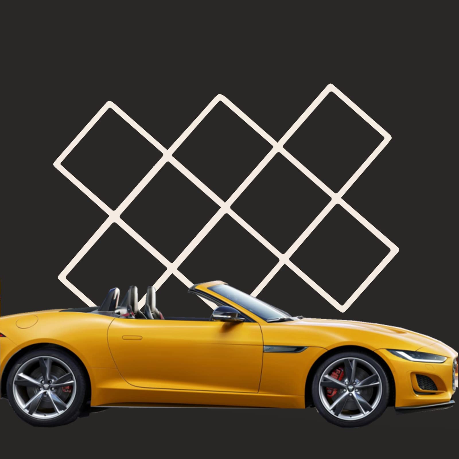 SENKOYU DIY Plug-in LED Shop Light, 8 Diamond Grid LED Lights, Auto ...