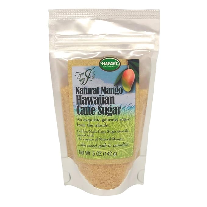 Amazon.com : Mango Hawaiian Cane Sugar, For J's Hawaii., 5oz. : Grocery ...