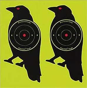 Amazon.com : Beeman Shoot-N-C Crow Targets, 8 Round, 3 Bullseye, 12ct ...