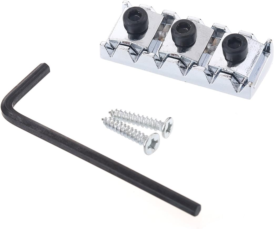 Musiclily 42mm Guitar R2 Locking Nut String Locks for Floyd Rose ...