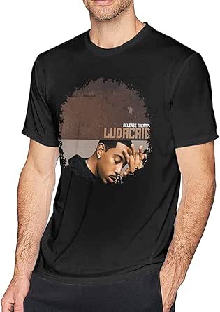 Amazon.com: Mens Ludacris Release Therapy Graphic Logo Black T Shirt ...