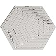 Amazon.com: HONEYSEW Quilts Quilter's Ruler Hexagon Quilting Ruler ...