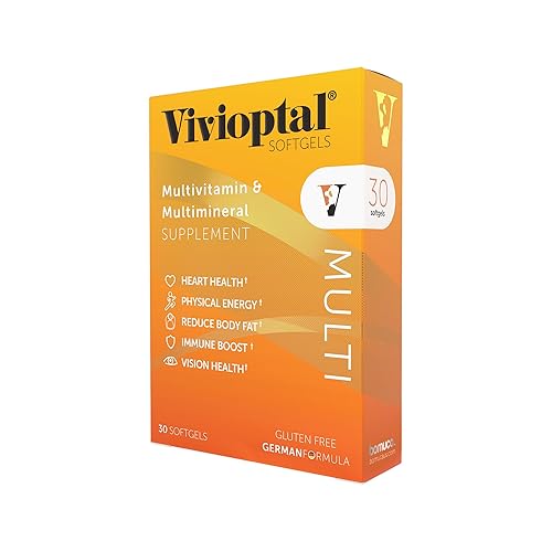 Vivioptal Multi 30 Softgels, Multivitamin & Multimineral, Gluten Free ...