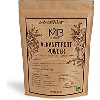 Amazon.com : MB Herbals Alkanet Root Powder 100 Gram (3.5 oz ...