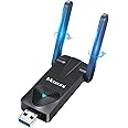 Amazon.com: Maxuni USB WiFi Adapter for Desktop PC, AC1300 USB 3.0 Dual ...