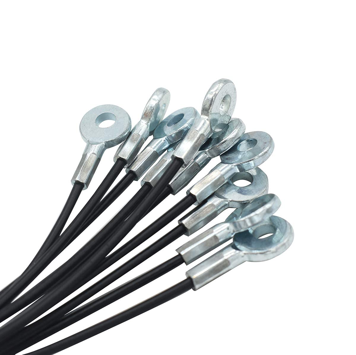 Bytiyar 1/8"(3mm) Wire Diam Galvanized Steel Cable Eyelets Ended Short ...