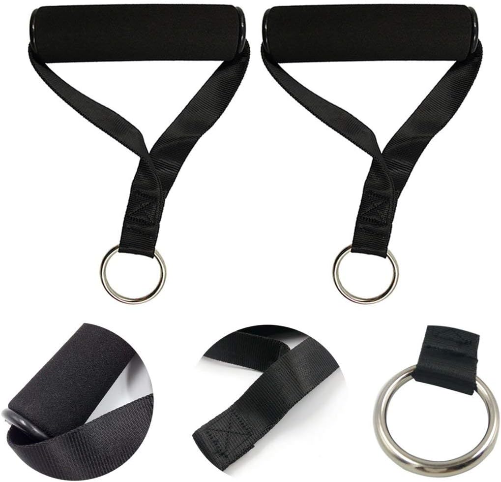 Triceps Push Pull Down Rope Cord for Multi Gym & 2x Multifunctional ...