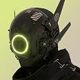 Amazon.com: YYINYUAN Cyberpunk Cosplay Mask, Antenna Futuristic ...