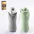 Amazon.com: 1st Heaven Collapsible Water Bottle, Silicone Foldable Water Bottles For Travel ...