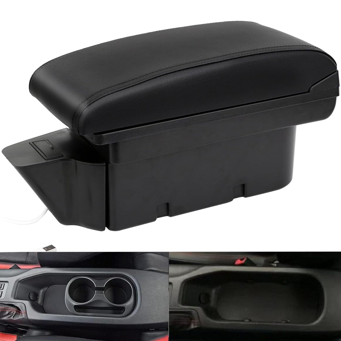 HRCHCG Consoles Armrest for Toyota 86 GT86 / Subaru BRZ Center Dual ...
