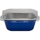 Amazon.com: KitchenDance Disposable Dessert Pan Set with Lids - 4x4 ...