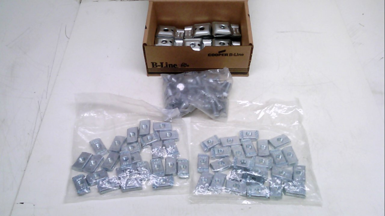 Cooper B-Line 9Zn-1208Nb - Pack Of 50 - Cable Tray Clamp/Guide, L: 2.5 ...