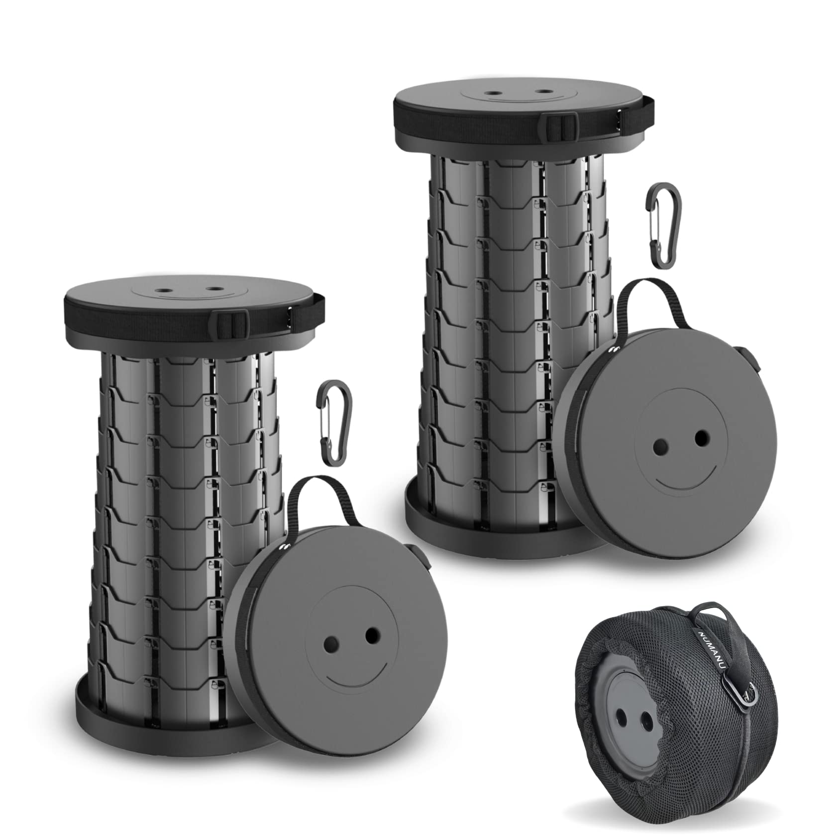 Mua NUMANU 2PK Old-Gen Collapsible Stool, Max 400lbs, Adjustable ...