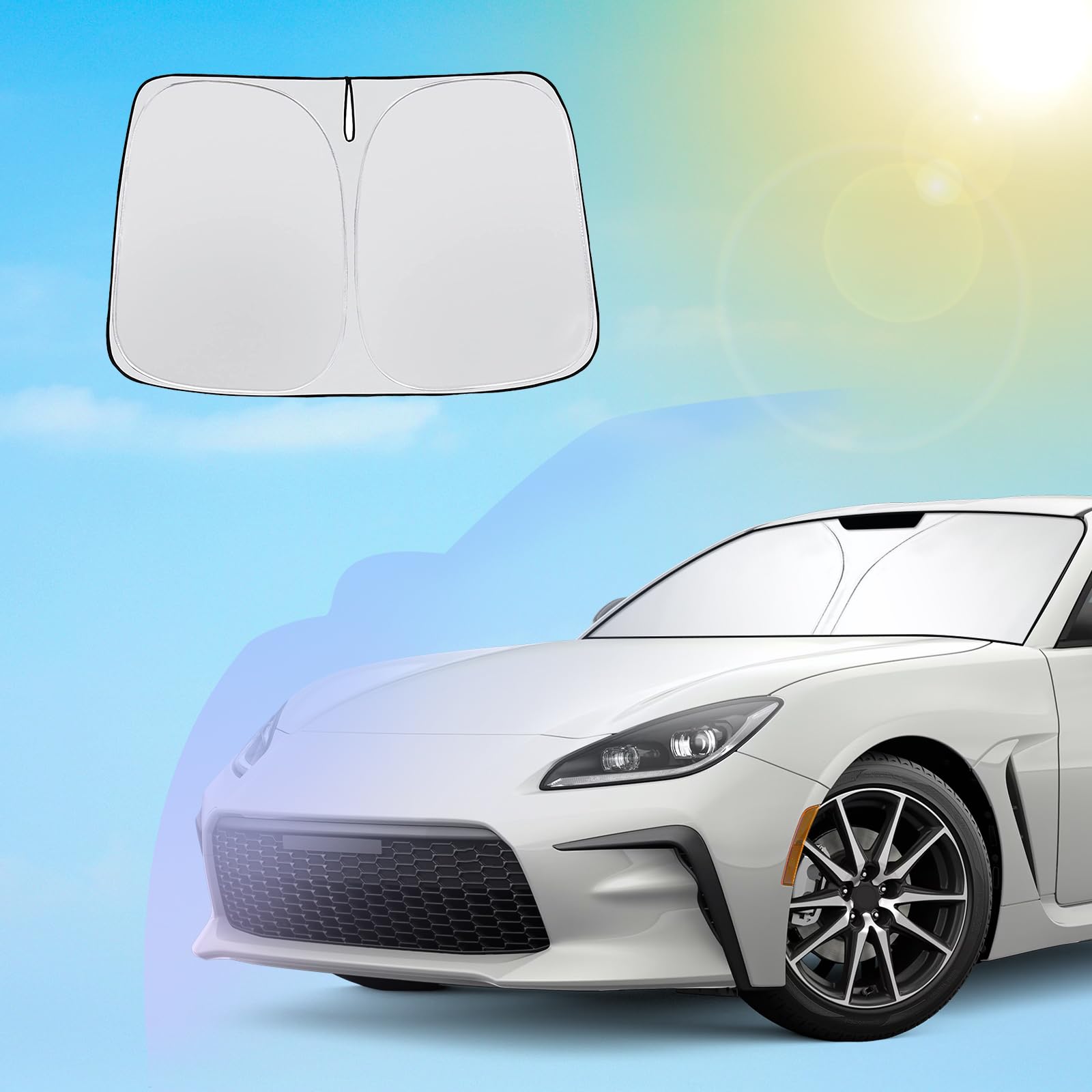 SXCY for 2022-2024 2025 Toyota GR86 Windshield Sunshade for 2023-2025 ...