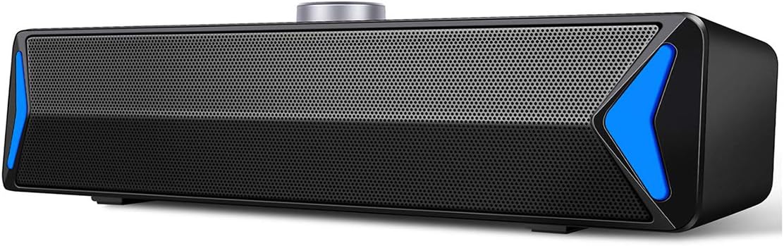 Amazon.com: [2021 Version] Computer Speakers, PC Wired Desktop Sound ...