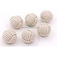 Amazon.com: RII 6pcs 2" Nautical Decorative Rope Ball, Cotton Rope ...