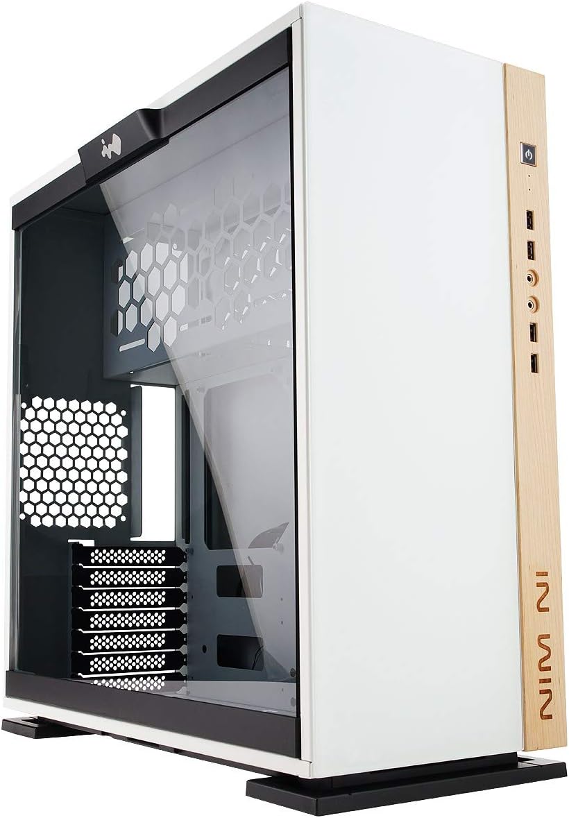 Amazon.com: InWin 305 White ATX Mid Tower Gaming Computer Case with ...