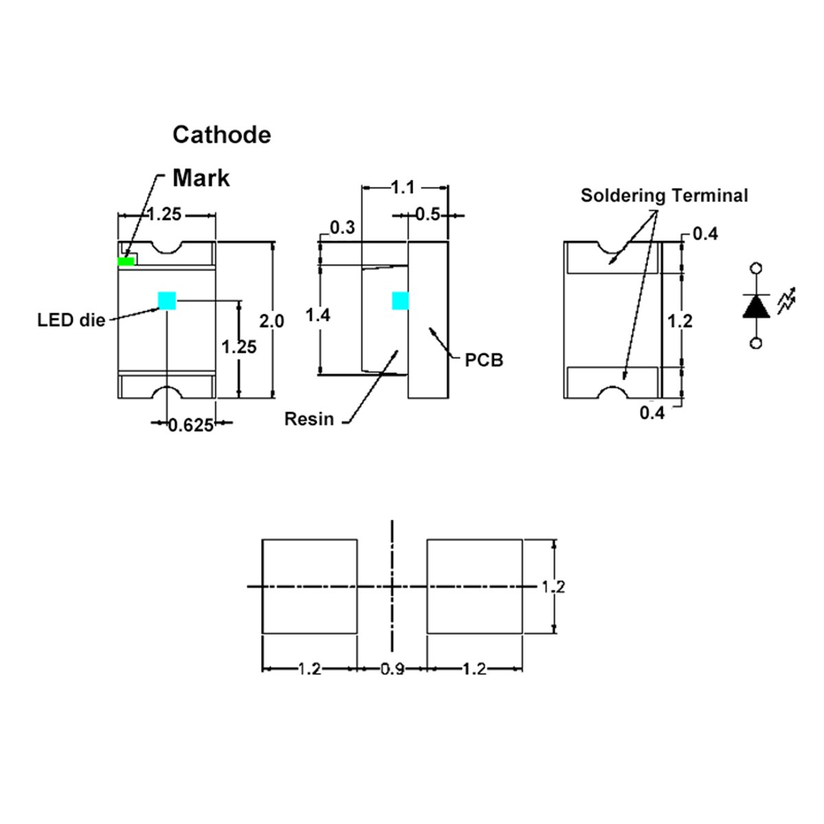 Matching SMD LED size to PCB pitch : r/AskElectronics
