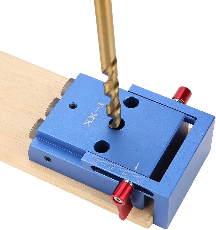 Woodworking Inclined Hole Locator, Aluminum Alloy Pocket Drilling Kit ...