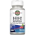 Amazon.com: KAL Vitamin B-6 B-12 Methyl Folate ActivMelt, Vitamin B Supplement, Heart Health ...