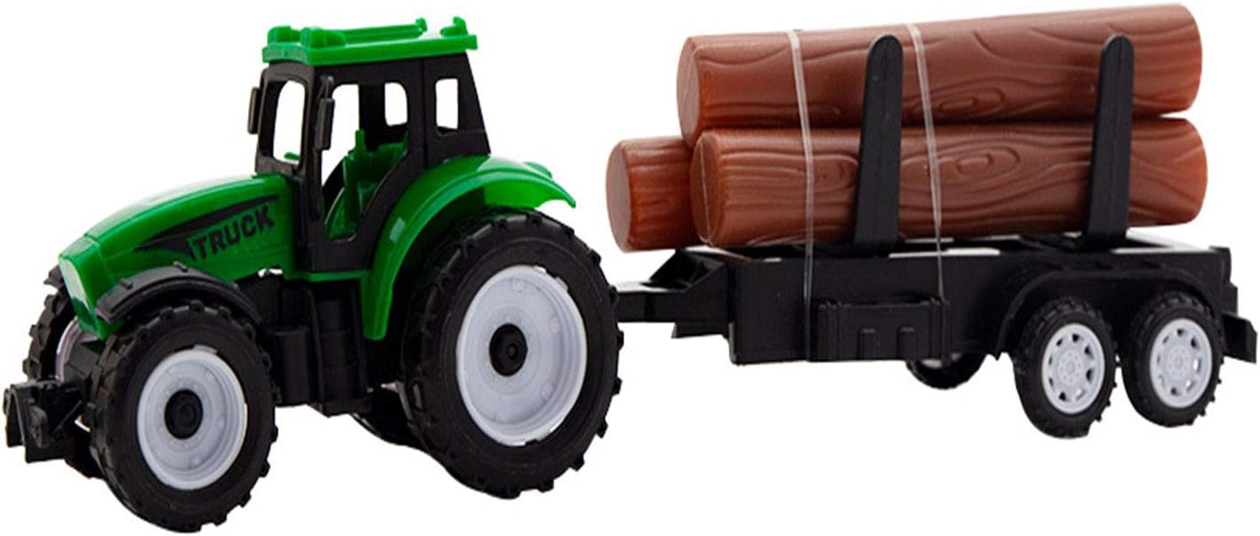 Kandytoys 3 Piece Tractor and Trailor Set – BigaMart
