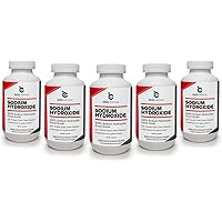 Amazon.com: Sodium Hydroxide (Caustic Soda Beads) Lye 99% Pure (10lbs ...