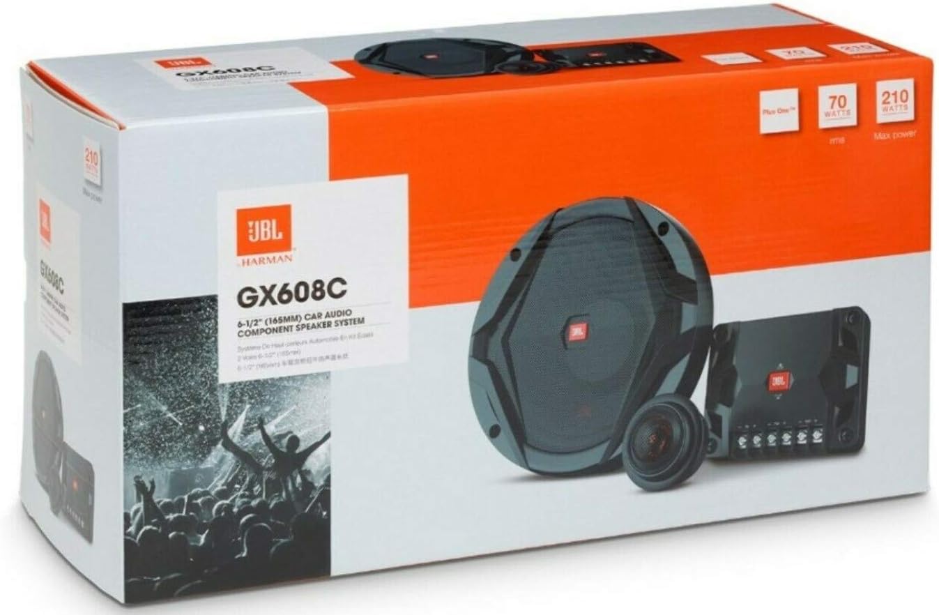 Amazon.com: JBL GX608C 210 Watt 6-1/2" 2-Way GX Series Complete Component System: Home Audio ...