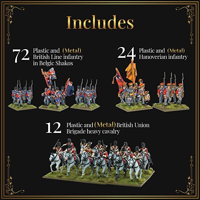 Wargames Delivered Black Powder Miniatures - Napoleonic British Starter ...