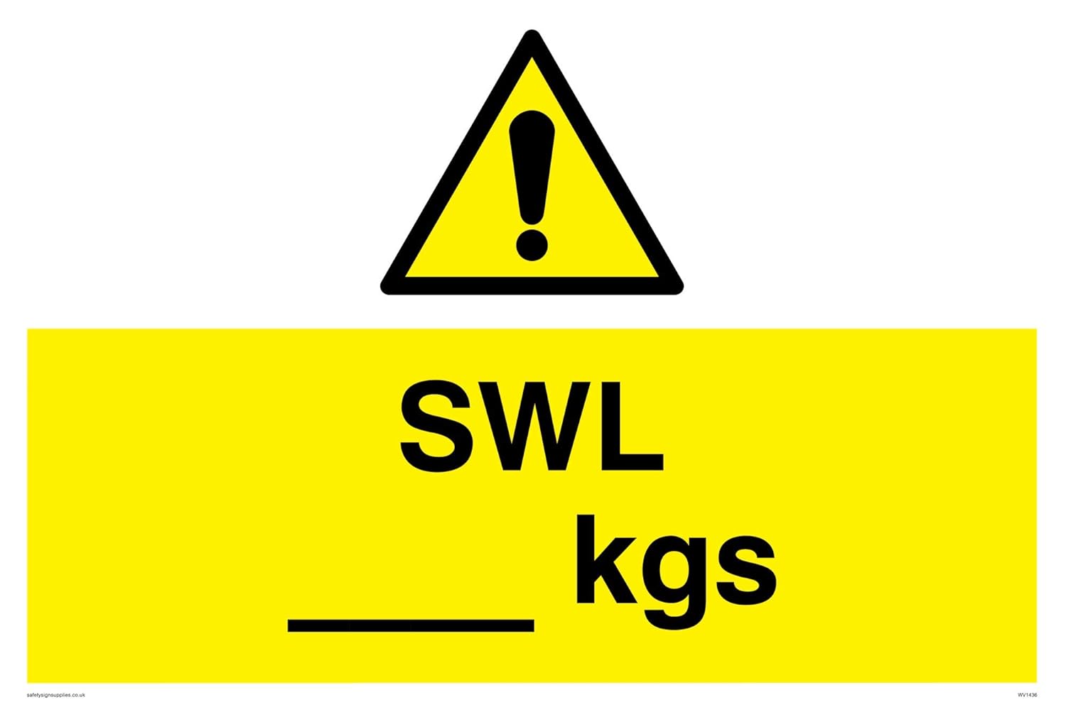 Safe Working Loads (Kgs) – BigaMart
