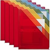 Amazon.com : Mr. Pen- Paper Pocket File Folder, 6 Pack, Assorted Colors ...