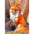 Amazon.com: hill froeistung 5D Yellow Fox Diamond Art Painting Kits for ...