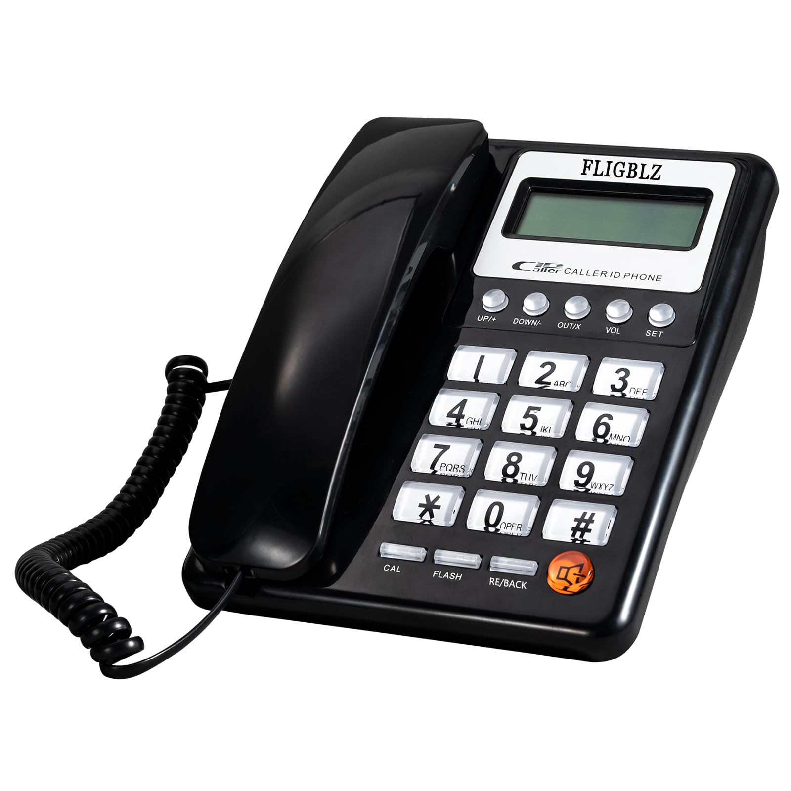 Mua Upgraded Telephone Corded Phone Dual Interface Wired Telephone Big ...