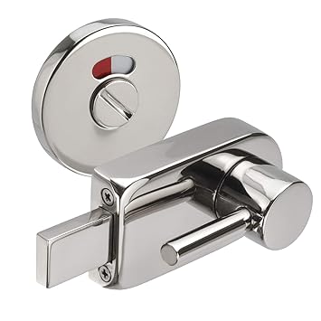 Disabled Toilet Door Lock with Disabled Indicator Bolt in Polished ...