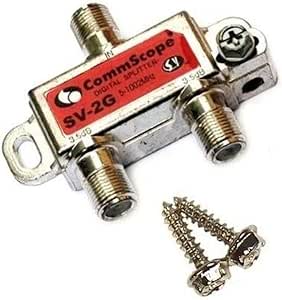 Amazon.com: Commscope SV-2G 2-way Coaxial Splitter 5-1000mhz - 50 pack ...