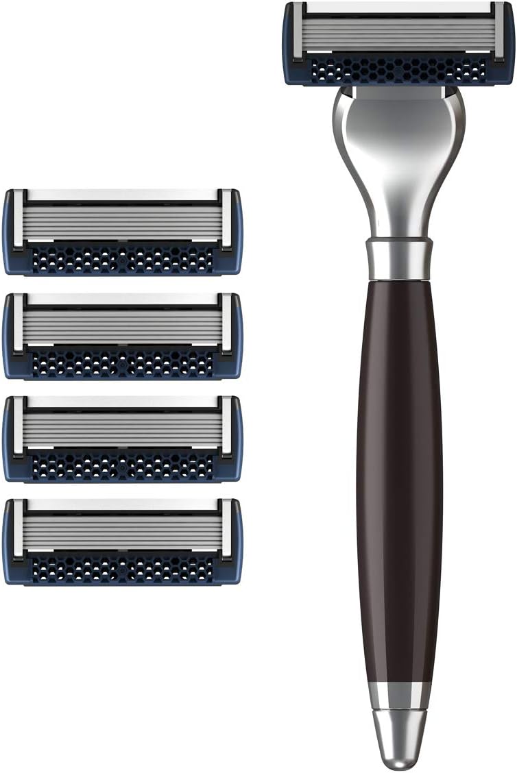 Dorco Classic Razor Handle and PACE 4 Pro Refill Blades – 1 Handle + 4 ...