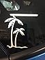 Amazon.com: SoCoolDesign Palm Tree Car Window Vinyl Decal Sticker 4 ...