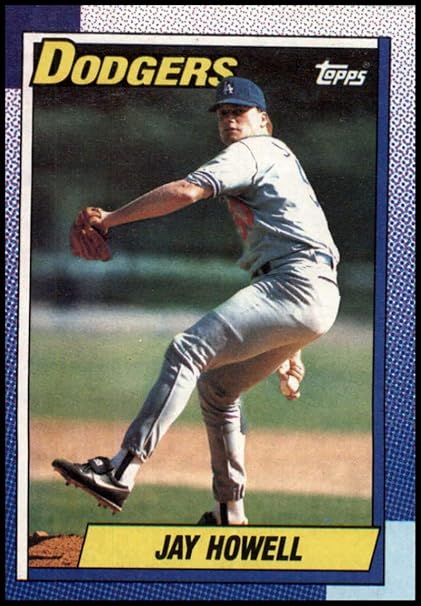 Amazon.com: 1990 Topps Baseball #40 Jay Howell Los Angeles Dodgers ...