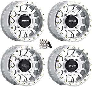 Amazon.com: Method 401 Beadlock UTV Wheels/Rims Machined 14" (4+3 ...