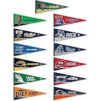 Amazon.com : Conference USA College Pennant Set : Sports Related ...