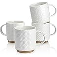 Amazon.com: Sweese Stackable Coffee Mugs - 10 Oz Porcelain Cups with ...