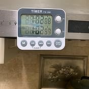 Amazon.com: Digital Kitchen Timer Magnetic Back, Cooking Timer, Large ...