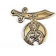 Amazon.com: Shriners shriner gold finish decal emblem 3D sticker car ...