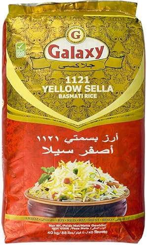 Galaxy Yellow Sella Basmati Rice 40 kg price in Saudi Arabia | Amazon ...