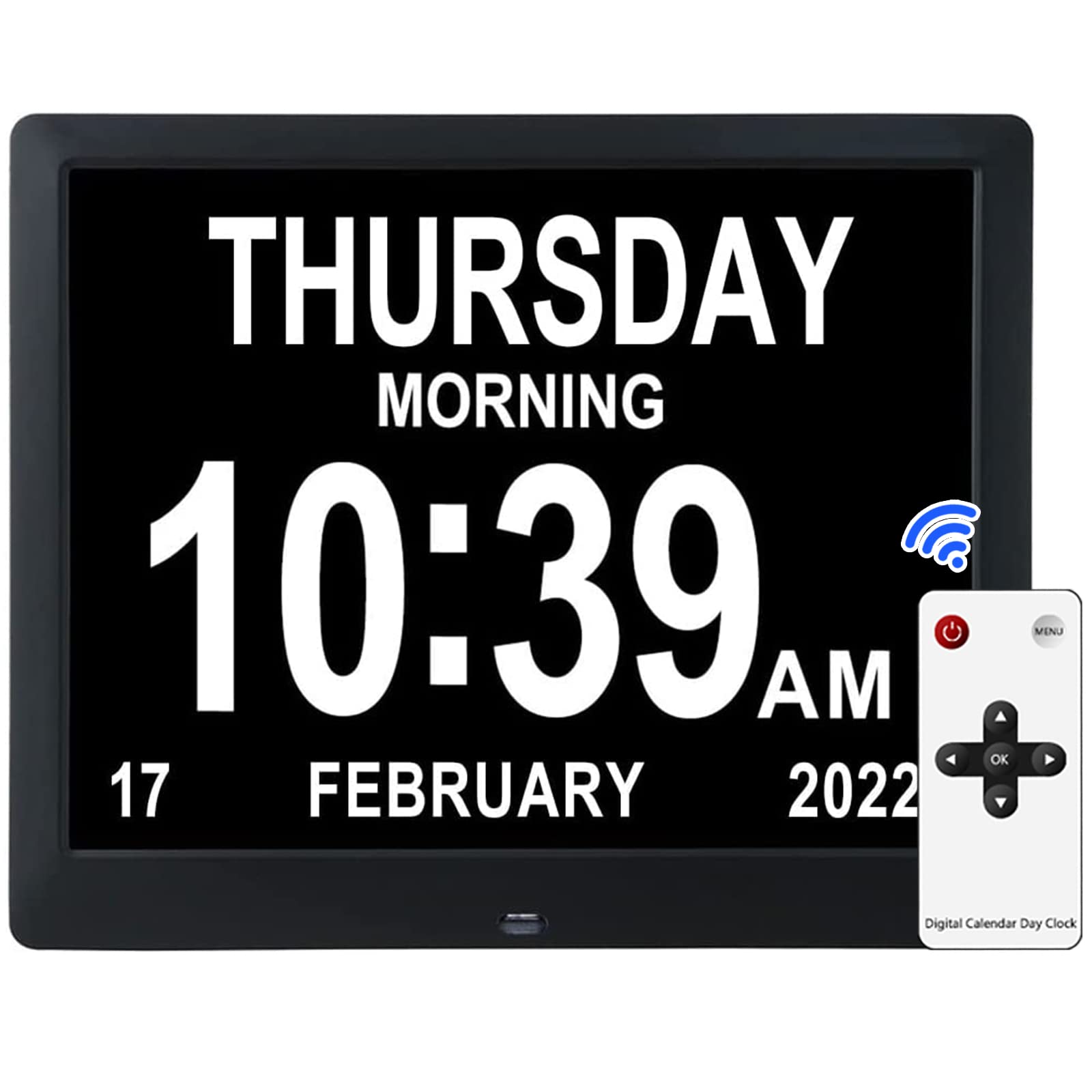 Mua Digital Day Calendar Clocks for Seniors,3 Medication Reminder Large ...