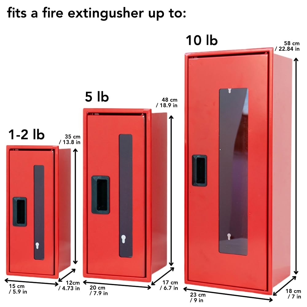 Fire Extinguisher Box Medium Size 19 Inch Height | Fire Extinguisher ...