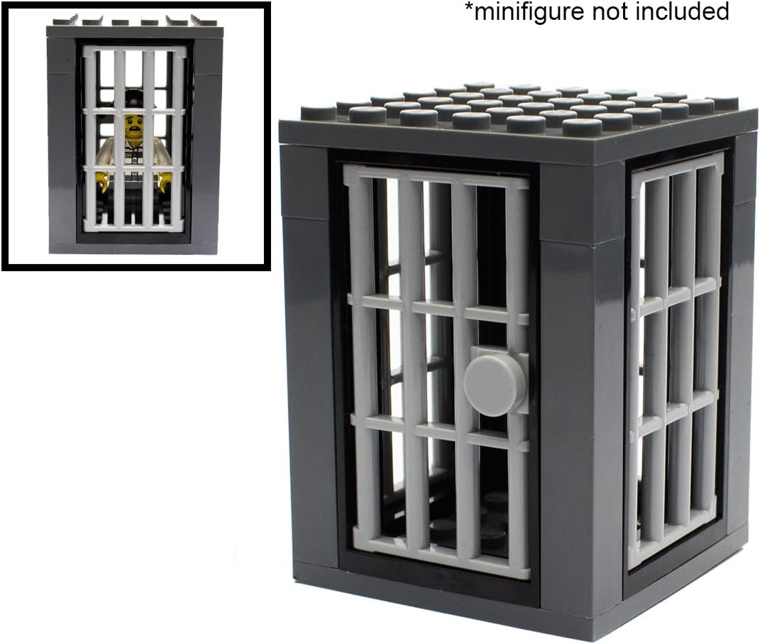 Signature Bricks Prison Jail Cell For Minifigures Police City Town ...