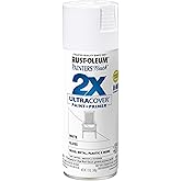 Rust-Oleum 211339 Specialty Spray Paint for Plastic, 12 oz, White ...