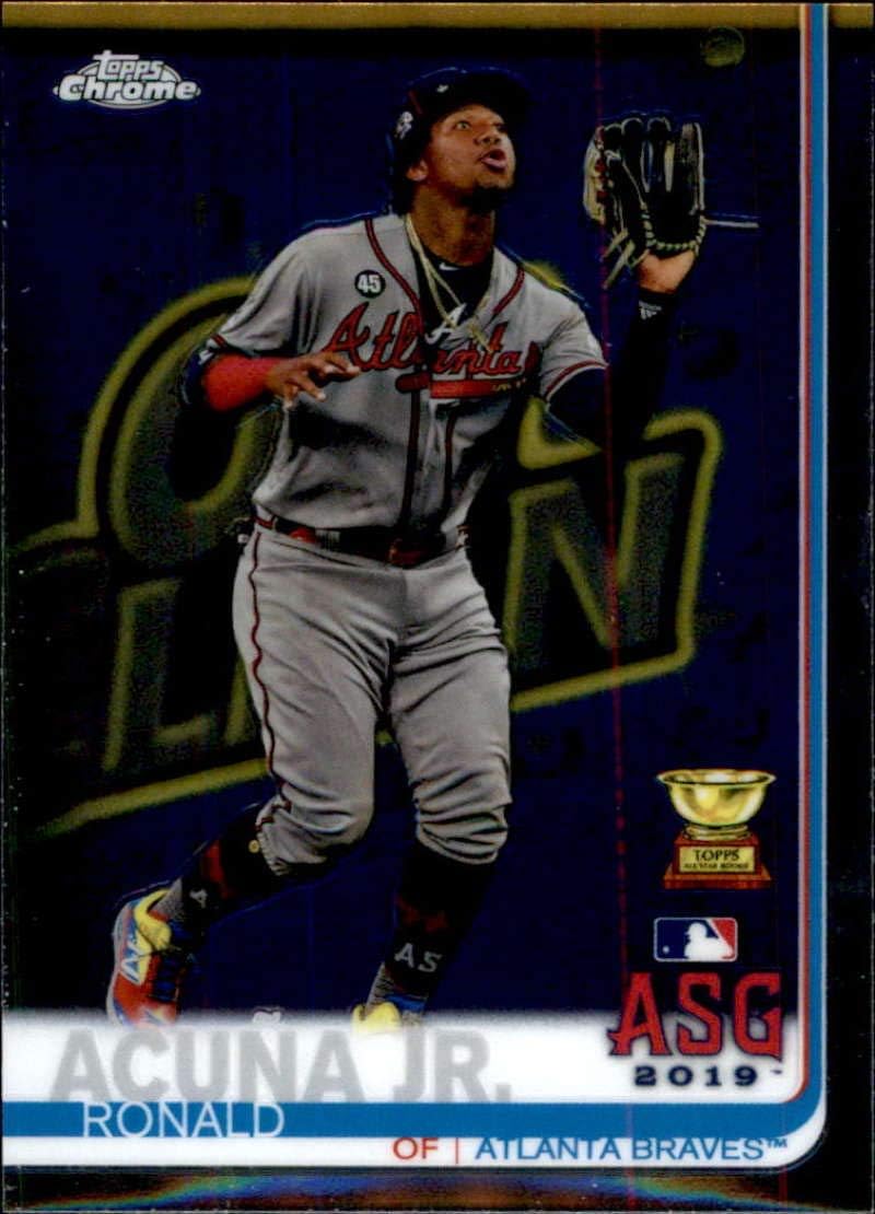 Amazon.com: 2019 Topps Chrome Update Baseball #81 Ronald Acuna Jr ...