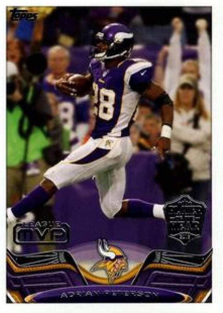 Amazon.com: 2013 Topps #117 Adrian Peterson Vikings POY MVP NFL ...